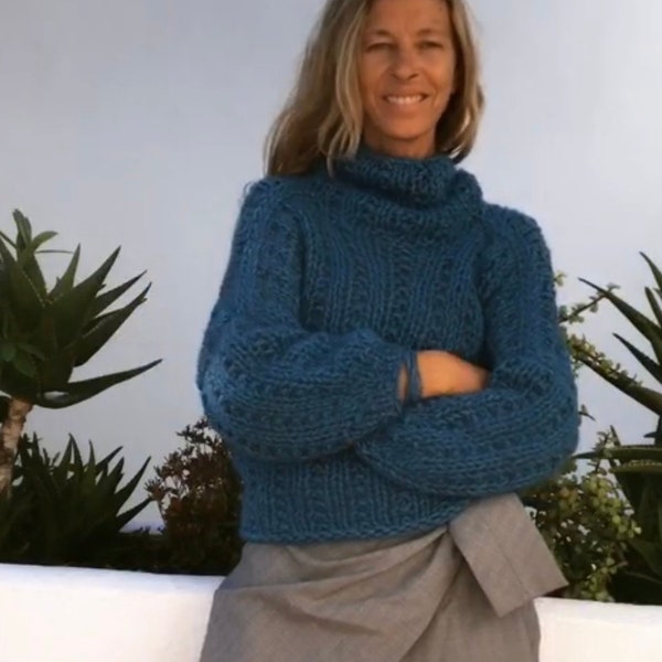 Loose Knit Sweater - Etsy