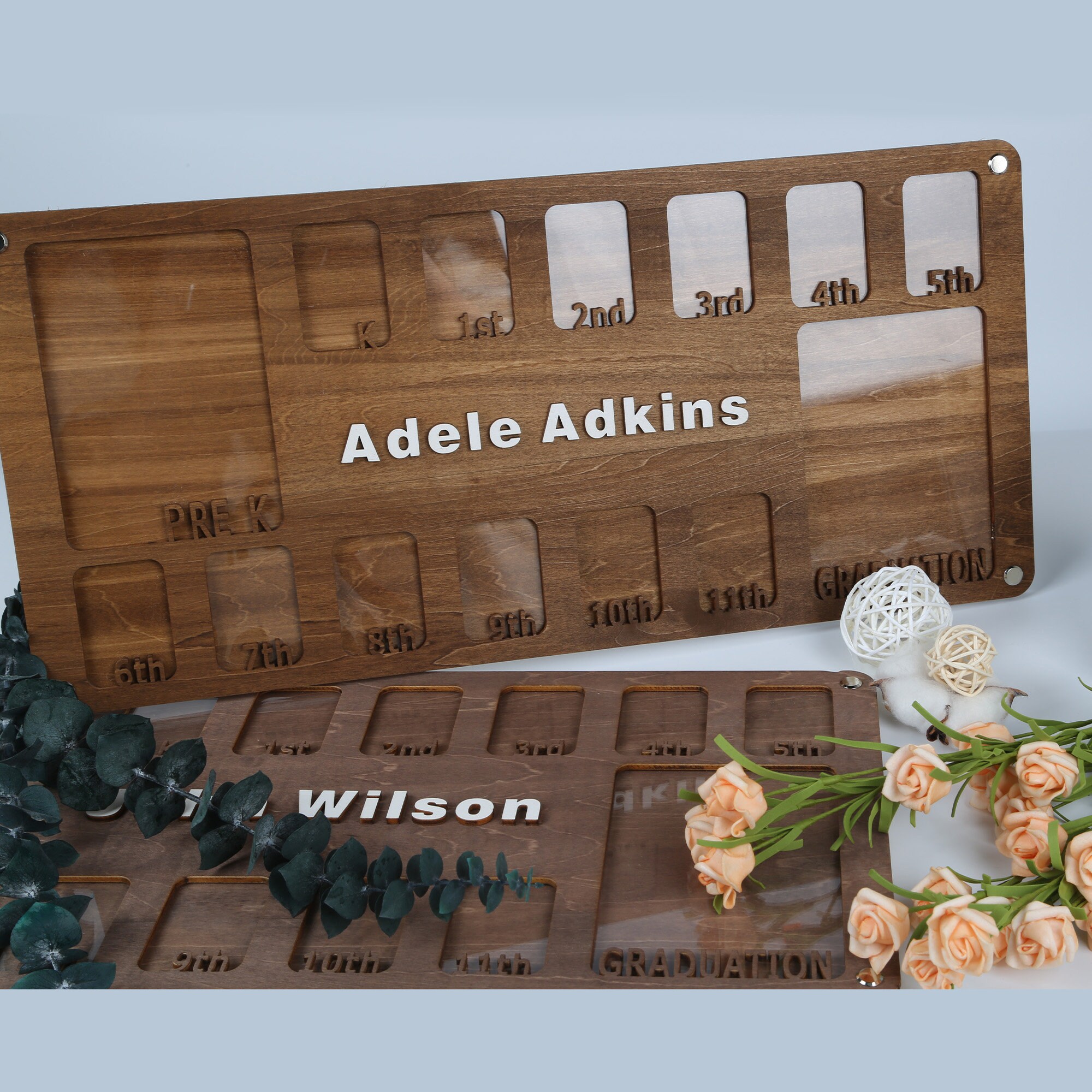 Custom Pre K to Graduation School Picture Frame,school Years Photo ...