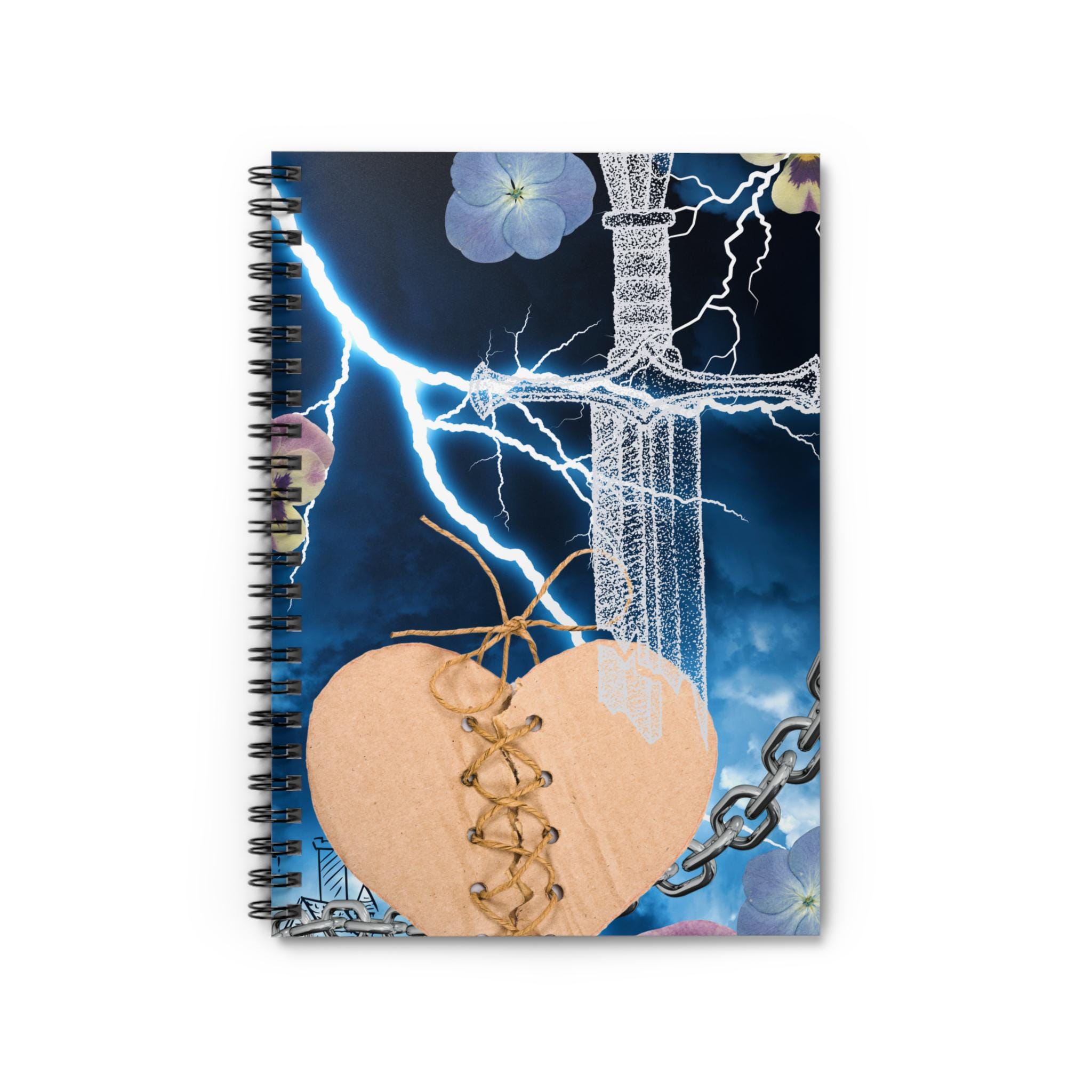 Spiral Notebook Ruled Line Sword - Etsy