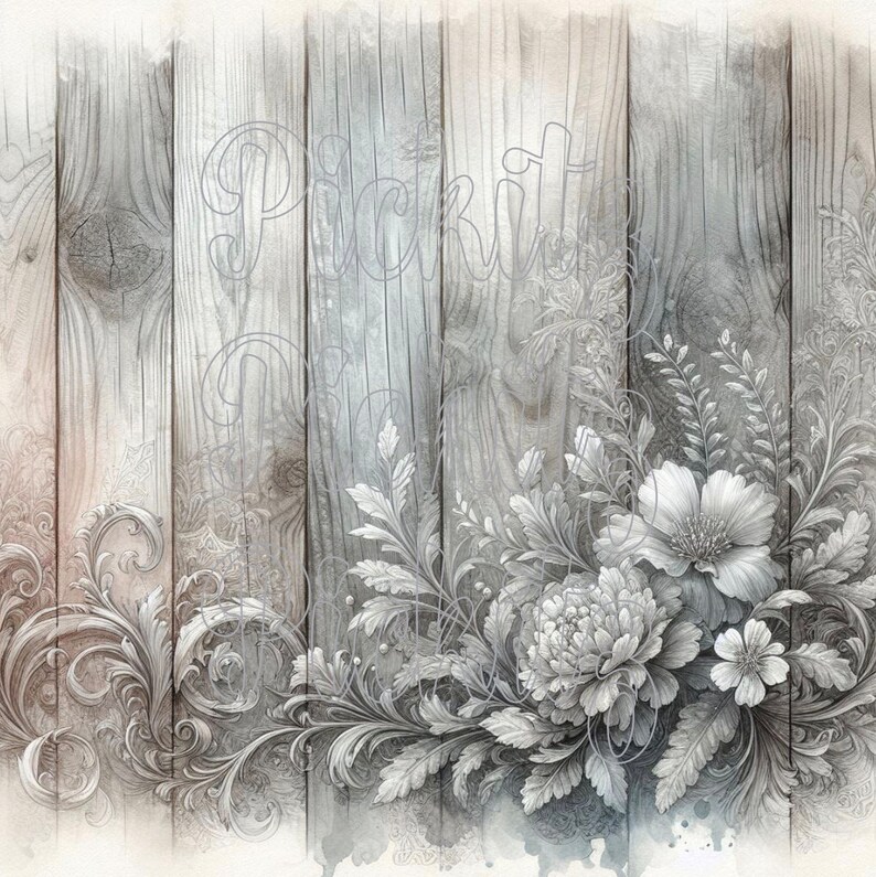 Damask and Shiplap Square Bundle, 4 Styles, Farmhouse, Instant Download ...