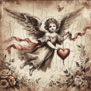 Angels, 4 Styles, Farmhouse, Instant Download, Printable 8x8 ...