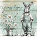 Spring Bunny Bundle, 4 Styles, Farmhouse, Instant Download, Printable ...