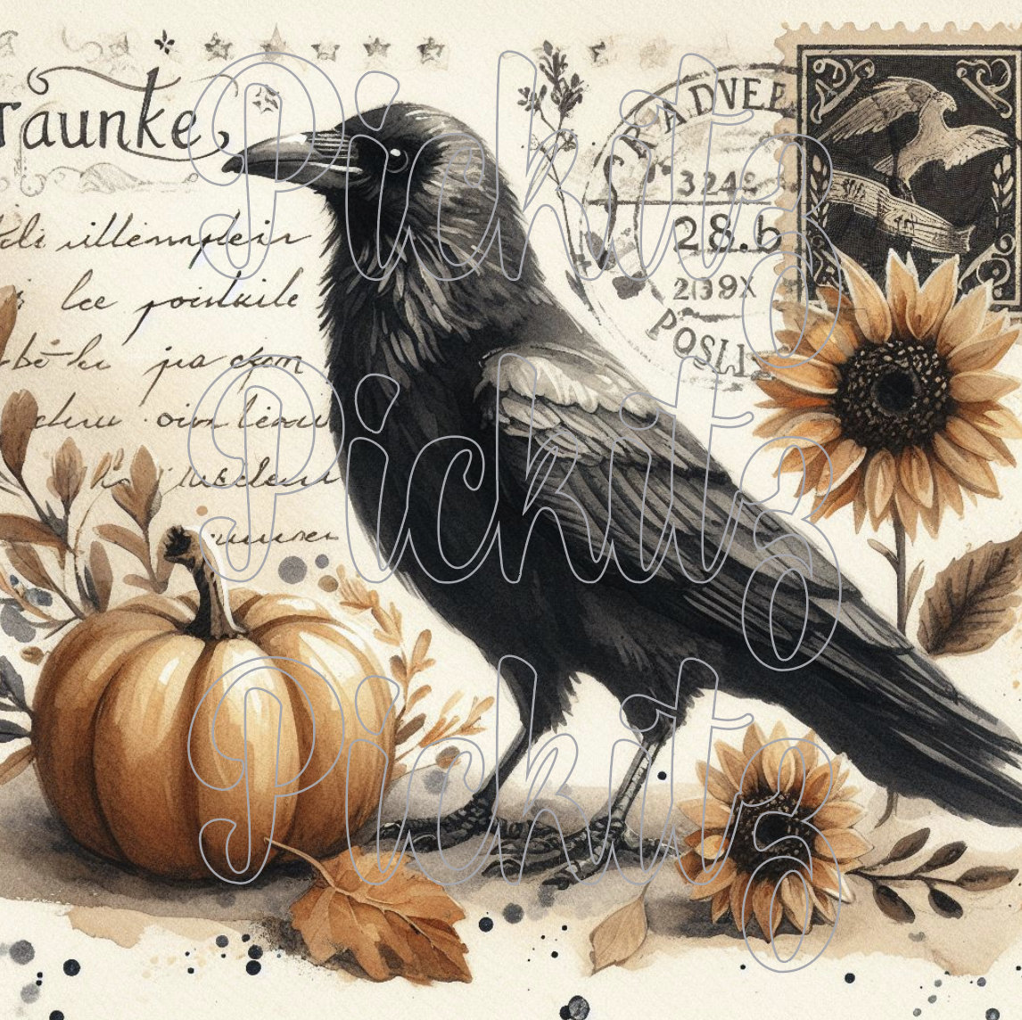 Crows Bundle, 4 Styles, Primitive Farmhouse, Instant Download ...