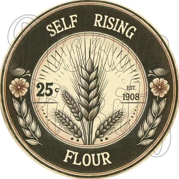 Flour Label - Etsy