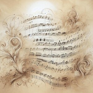 Musical Notes Bundle, 4 Styles, Farmhouse, Instant Download, Printable ...