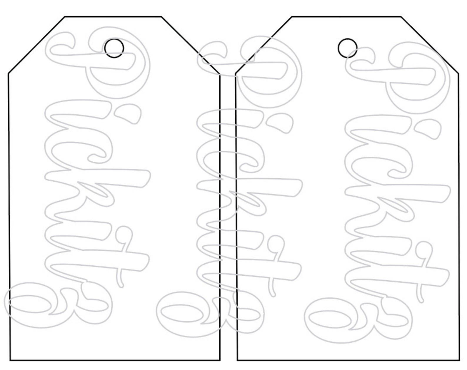 Christmas Tags Bundle, 2 Styles, Farmhouse, Instant Download, Printable ...