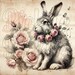 Spring Bunny Bundle, 4 Styles, Farmhouse, Instant Download, Printable ...