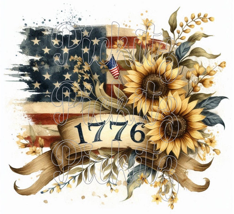 1176 Flag, Patriotic Bundle, 3 Styles, Primitive Farmhouse, Instant ...