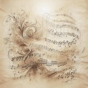 Musical Notes Bundle, 4 Styles, Farmhouse, Instant Download, Printable ...