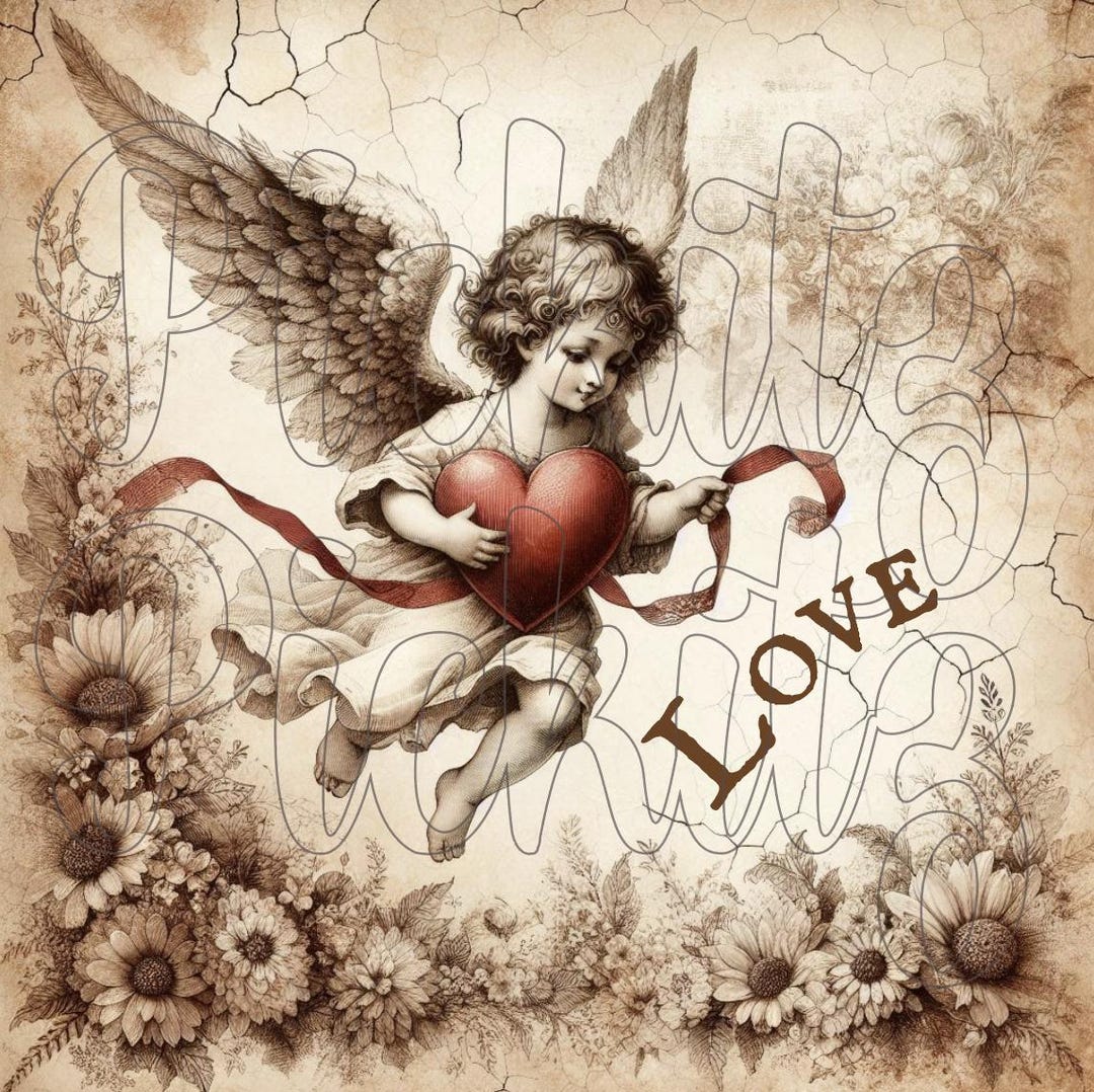 Angels, 4 Styles, Farmhouse, Instant Download, Printable 8x8 ...