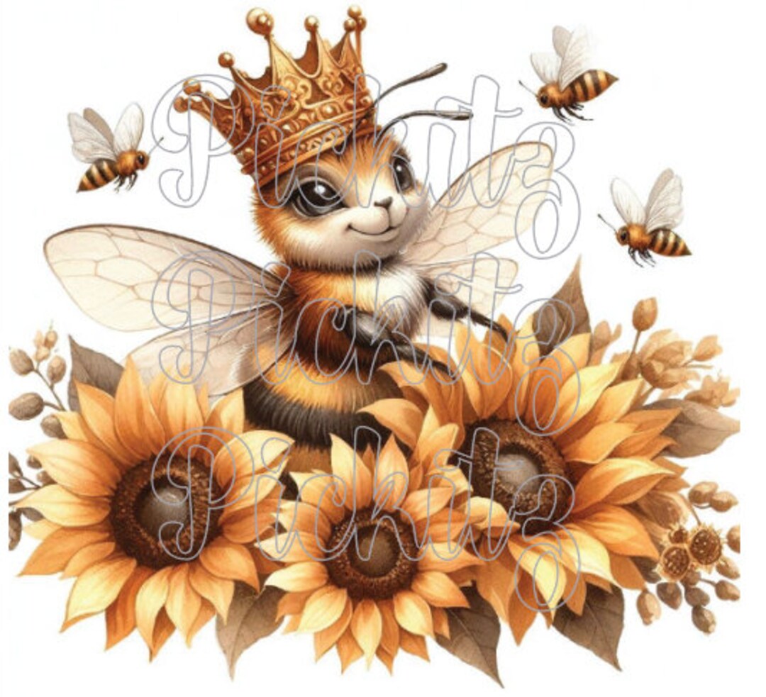 Whimsical Bees Bundle, 4 Styles, Primitive Farmhouse, Instant Download ...