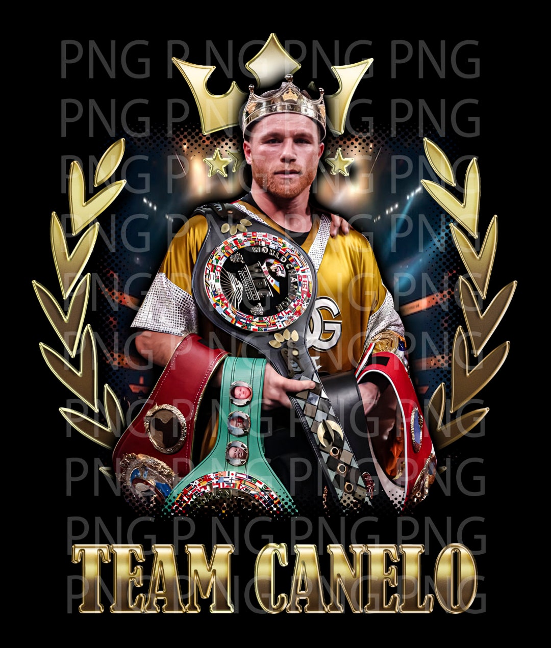 Canelo Team,png Digital File PNG - Etsy