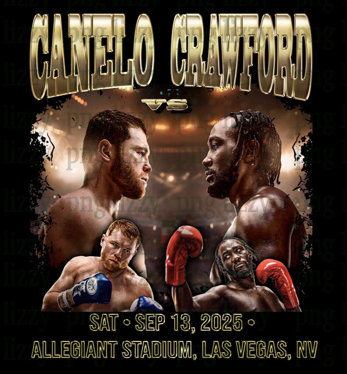 Canelo Vs Crawford PNG Png - Etsy