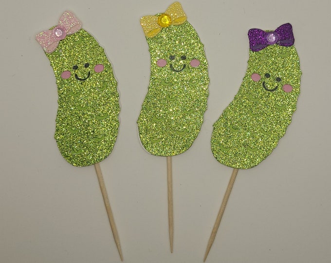 Custom Pickle Cake Topper, Pickle Party Decorations, Pickles Birthday ...