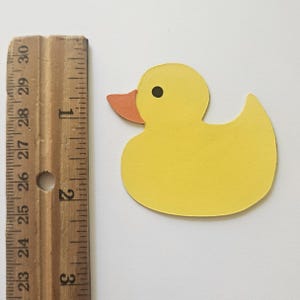 Rubber Ducky Cardstock Layered Die Cuts (set of 12) - Etsy