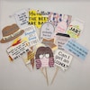 Clueless Inspired Cupcake Toppers Movie Fan Food Picks 90s Movies Fan ...