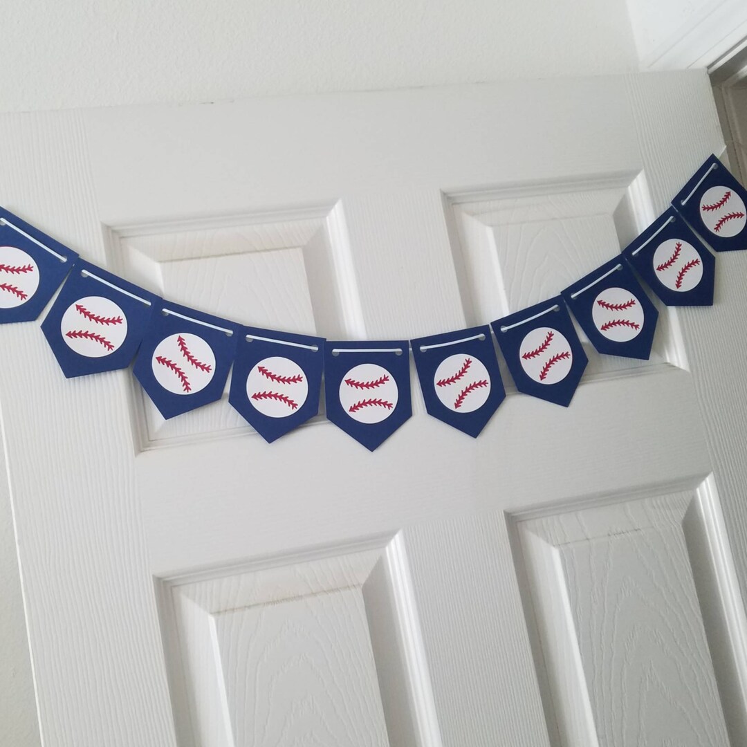 Kids Craft DIY Baseball Banner Baseball Fan Garland DIY Room Decor Kid ...