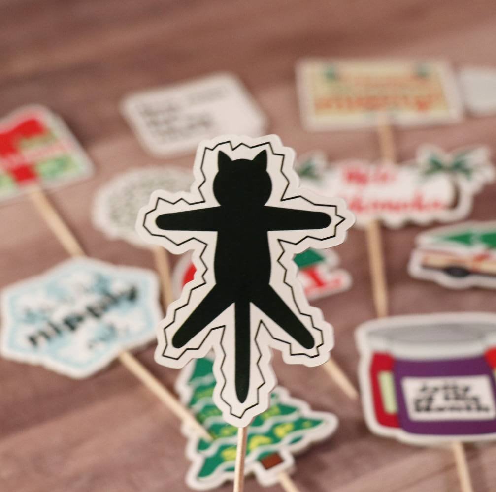 Christmas Cupcake Toppers Christmas Vacation Inspired Party | Etsy