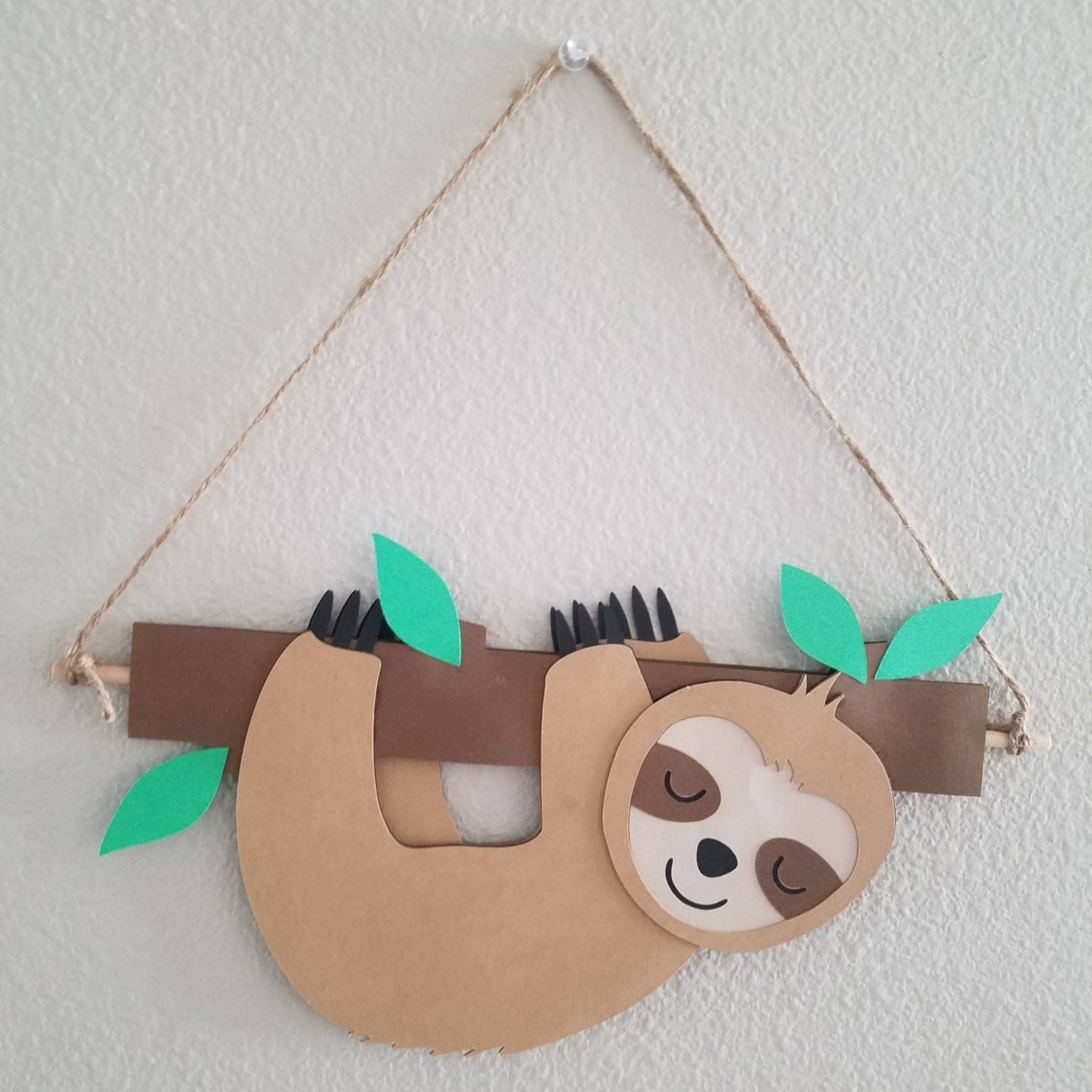 Sloth Craft Template
