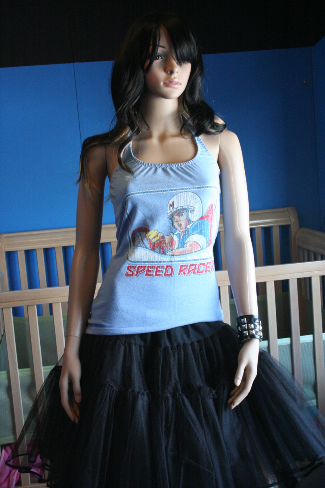 Speed Racer Halter Top Recycled Small - Etsy