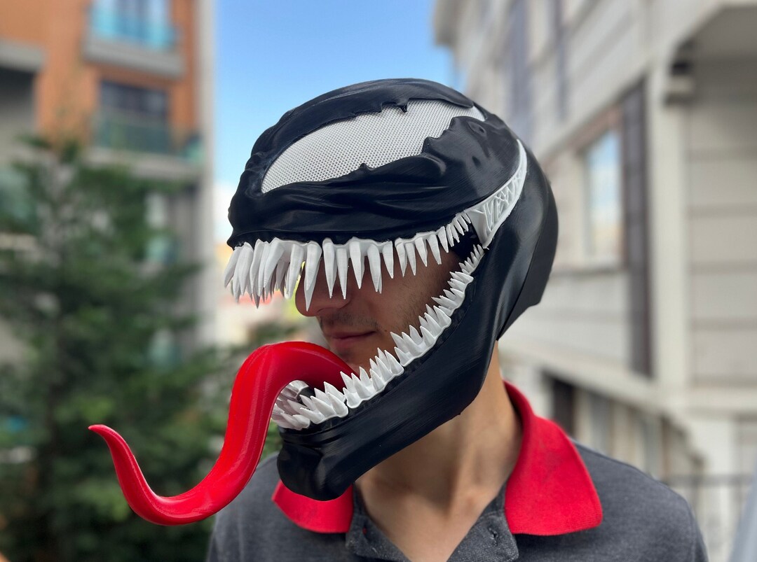 Venom Mask With Magnetic Connections Venomized Helmet Quality Cosplay ...