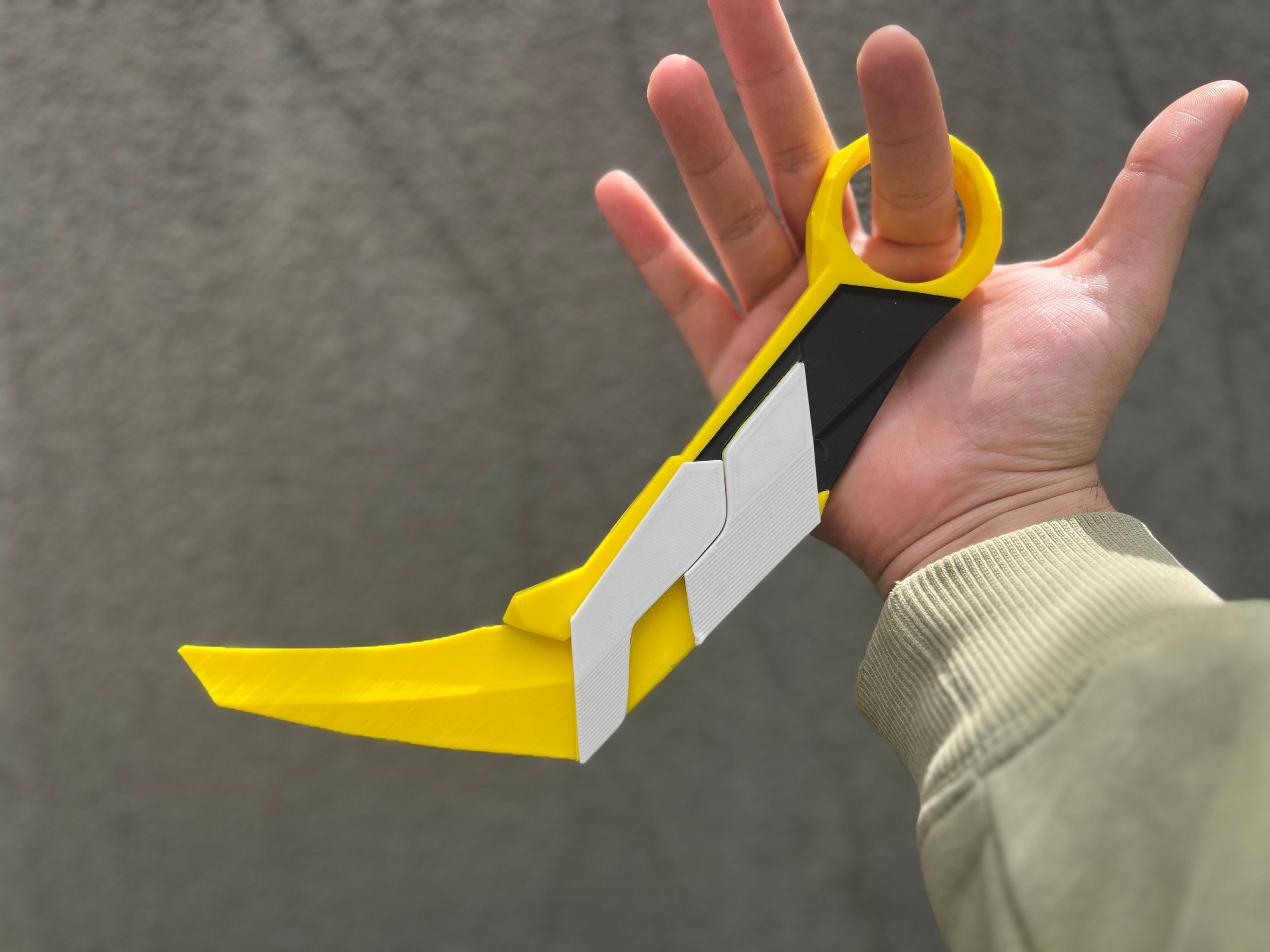 Valorant Prime Karambit 1:1 Scale Valorant Cosplay Knive 3D Printed ...