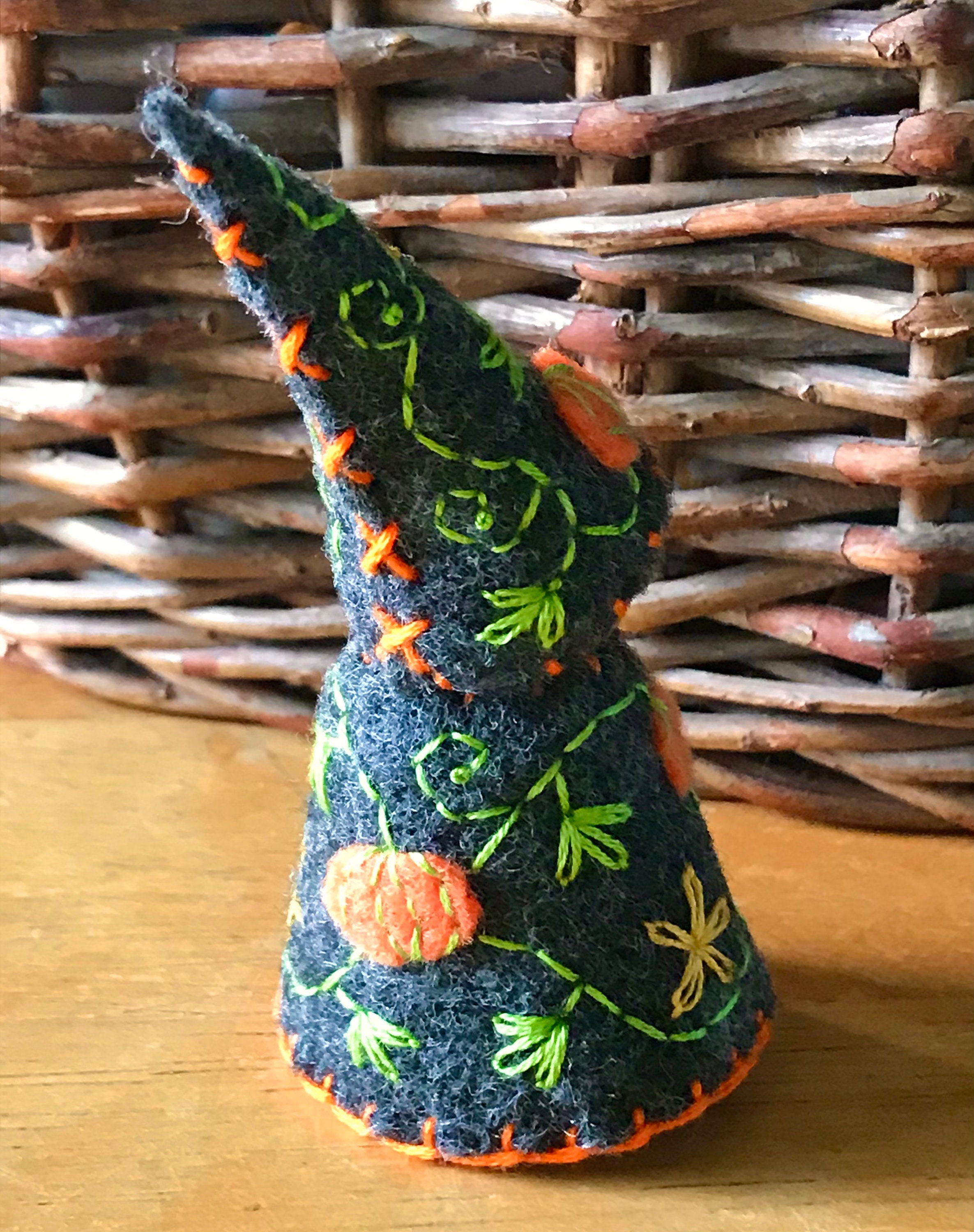 Halloween Pumpkin Gnome Peg Doll or Ornament - Etsy