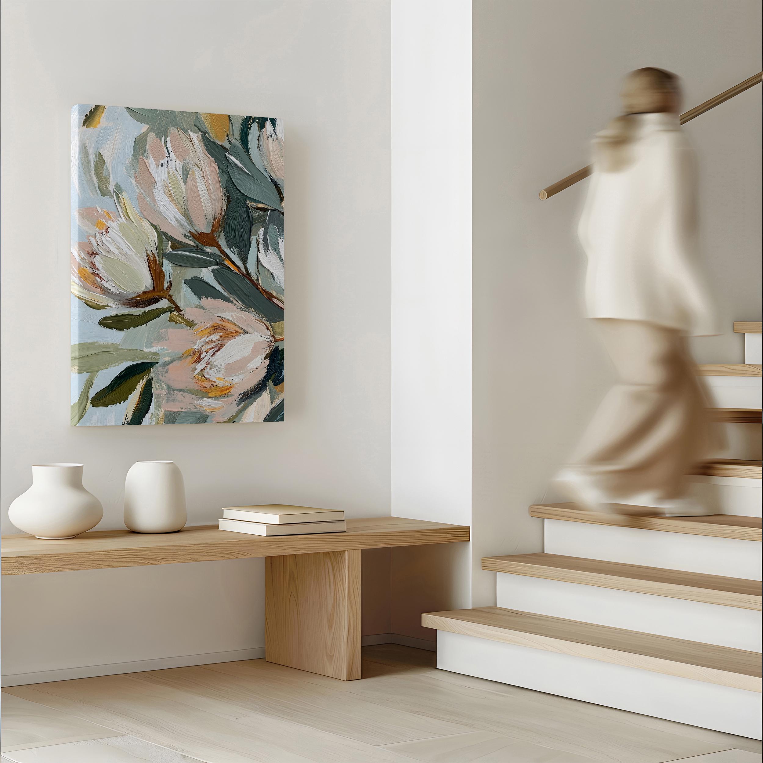 Printable Abstract Floral Art Print, Native Australian Flora, Floral ...