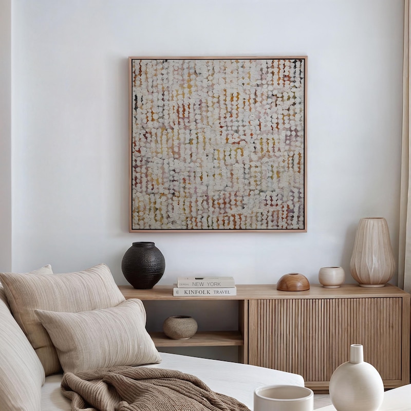 Abstract Dot Painting Art - Etsy