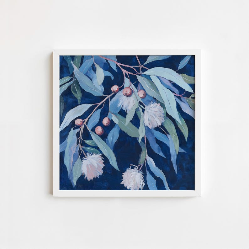 Printable Abstract Floral Art Print, Native Australian Flora, Floral ...