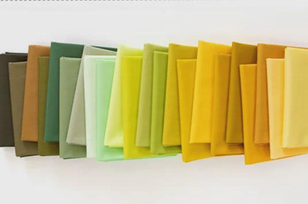 PURE SOLIDS SPROUTING, Art Galley Fabric Curated Fat Quarter Bundle in ...