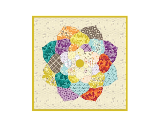 SUNSET Quilt Pattern by Sunflower Hill Designs, Julie Popa, Solids ...