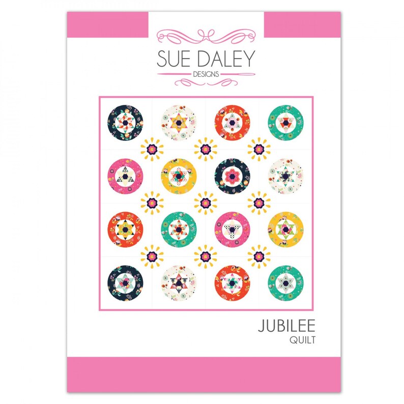 Sue Daley Designs Jubilee Quilt Pattern and EPP Kit, Paper Pieces Only ...