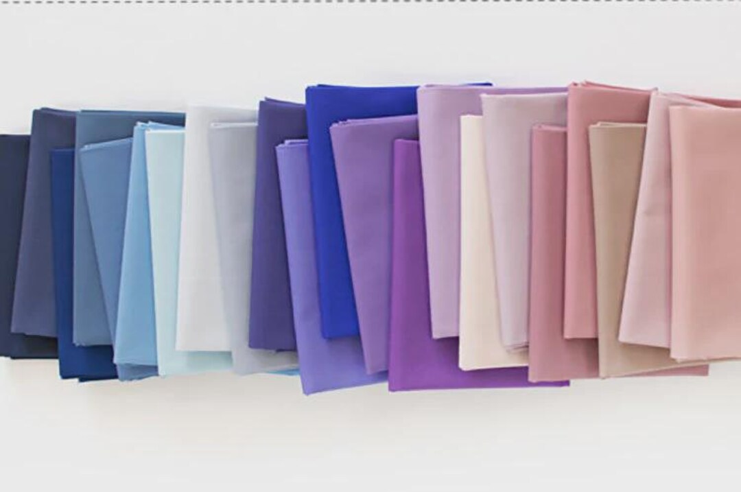 PURE SOLIDS CRYSTALIZING, Art Galley Fabric Curated Fat Quarter Bundle ...