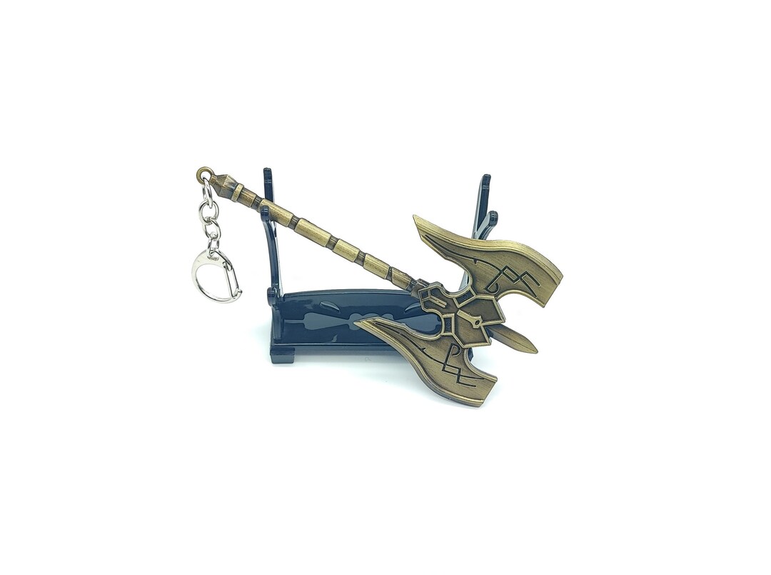 League of Legends Keychain L Sion Undead Juggernaut Axe L Gaming ...