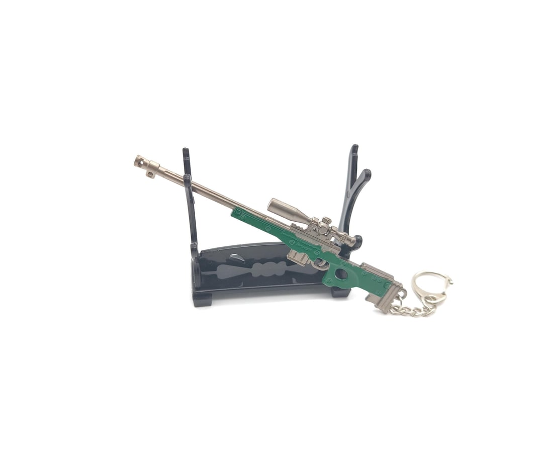 PUBG Keychain, Sniper Rifle AWM AWP, Battleground Weapons, Keychains ...