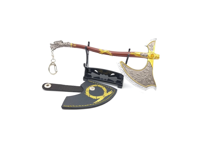 God of War Ragnarok Leviathan Axe Keychain | Kratos Viking Weapons ...