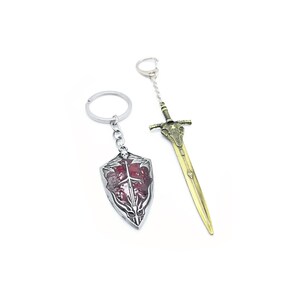 Dark Souls Keychain | Artorias Sword & Bloodshield Replica | Wolf ...
