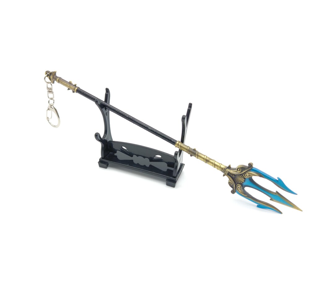 God of War Keychain, Poseidon Trident, Kratos Weapons, Keychains Game ...
