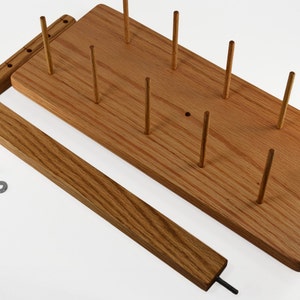 Embroidery Thread Stand Handcrafted From Red Oak for Brother, Bernina ...