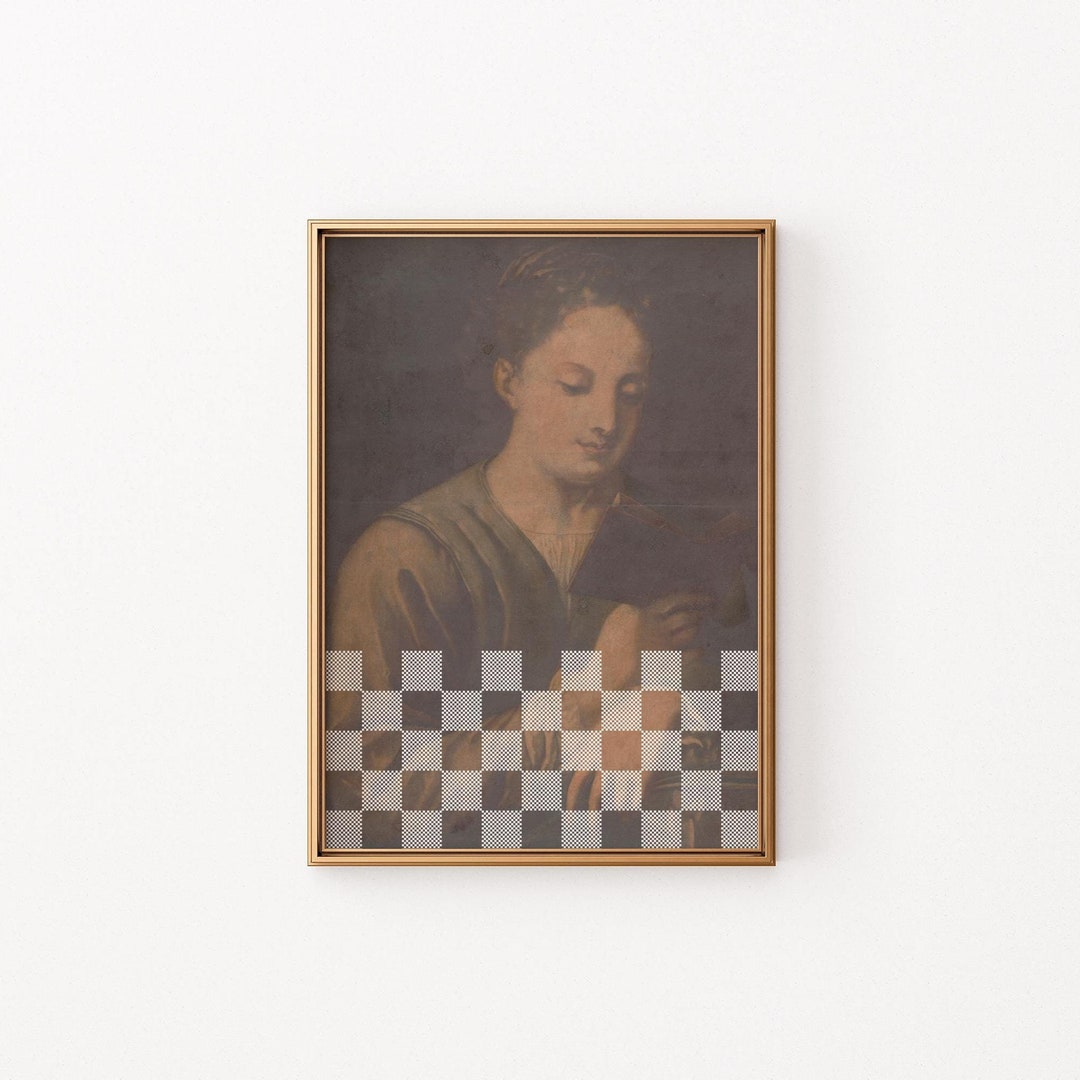 Woman Reading | Antique Modern Art Print | Giclée Fine Art Original ...