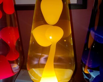 Super Rare Custom Made 27 Grande Lava Lamp Orange Lava With Crystal ...