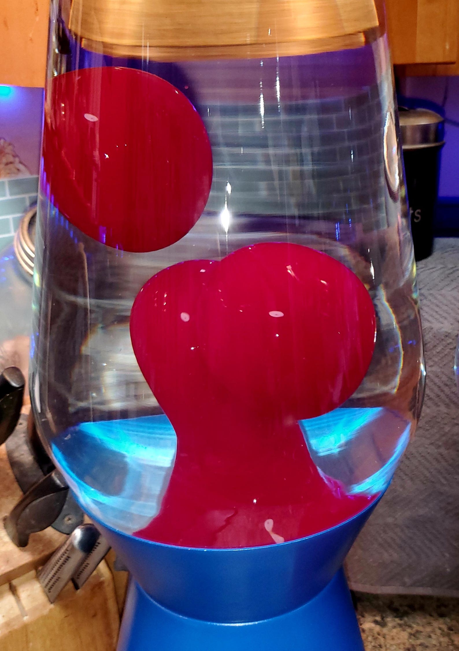 For Sale Rare Custom 27” Grande Lava Lamp - Hot Pink Wax With Custom ...