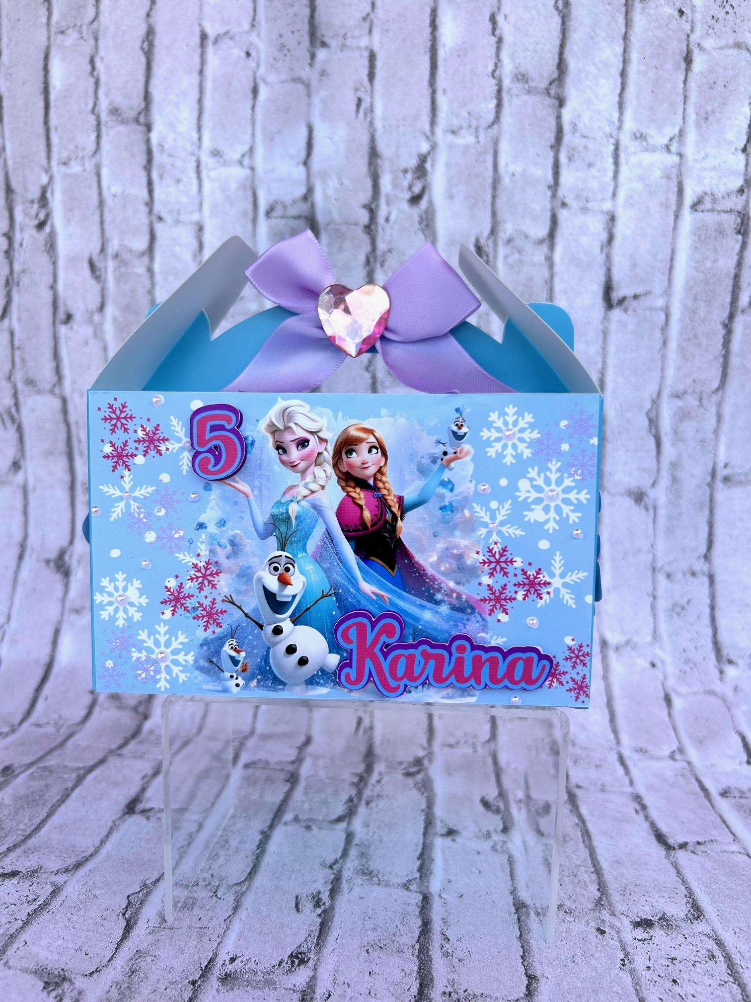 Frozen Party Favor Box: 3D Winter Birthday Candy Boxes - Etsy