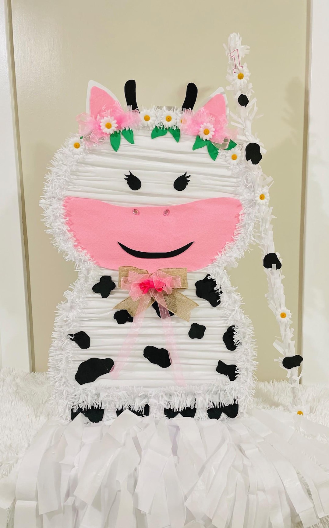 Beautiful Cow Piñata for the Birthday Party Farm Pinata Animal Pinata ...