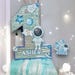3D Astronaut Pinata and Cake Topper Party Kit 1-9 Space Pinata Galaxy ...