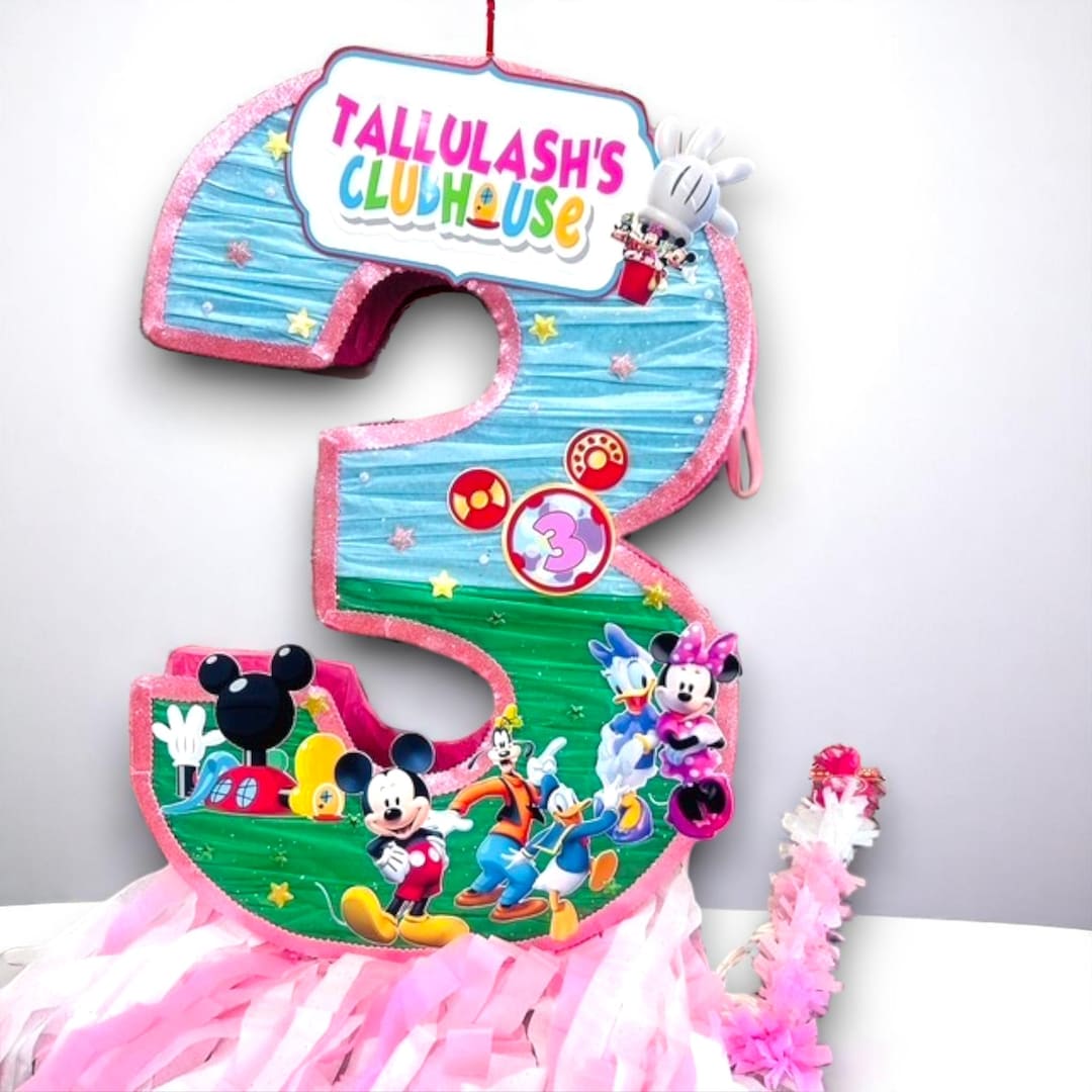 Mickey Mouse Clubhouse Pinata, Mickey's Pinata, Pinata With Numbers ...