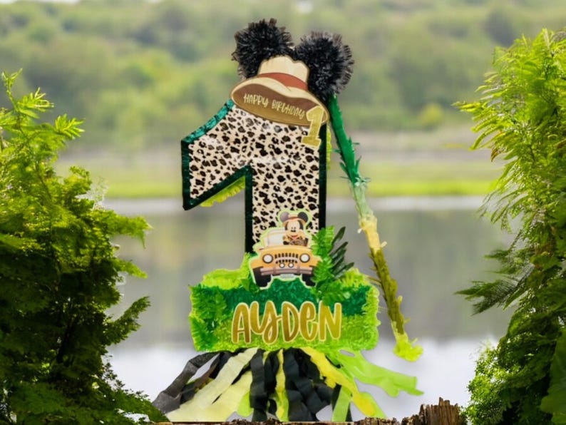 Mickey Piñata Safari Piñata Jungle Piñata With Numbers From 1 to 9 ...