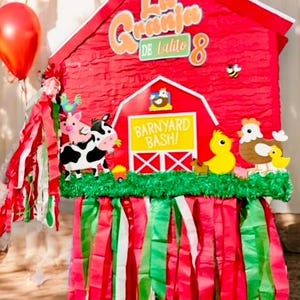 Beautiful Farm Animal Pinata for Birthday Party, Farm Birthday Animal ...