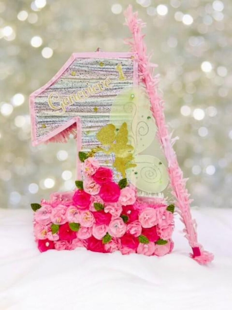 Fairy Flower and Butterfly Piñata Number Pinata From 1 to 9 ...